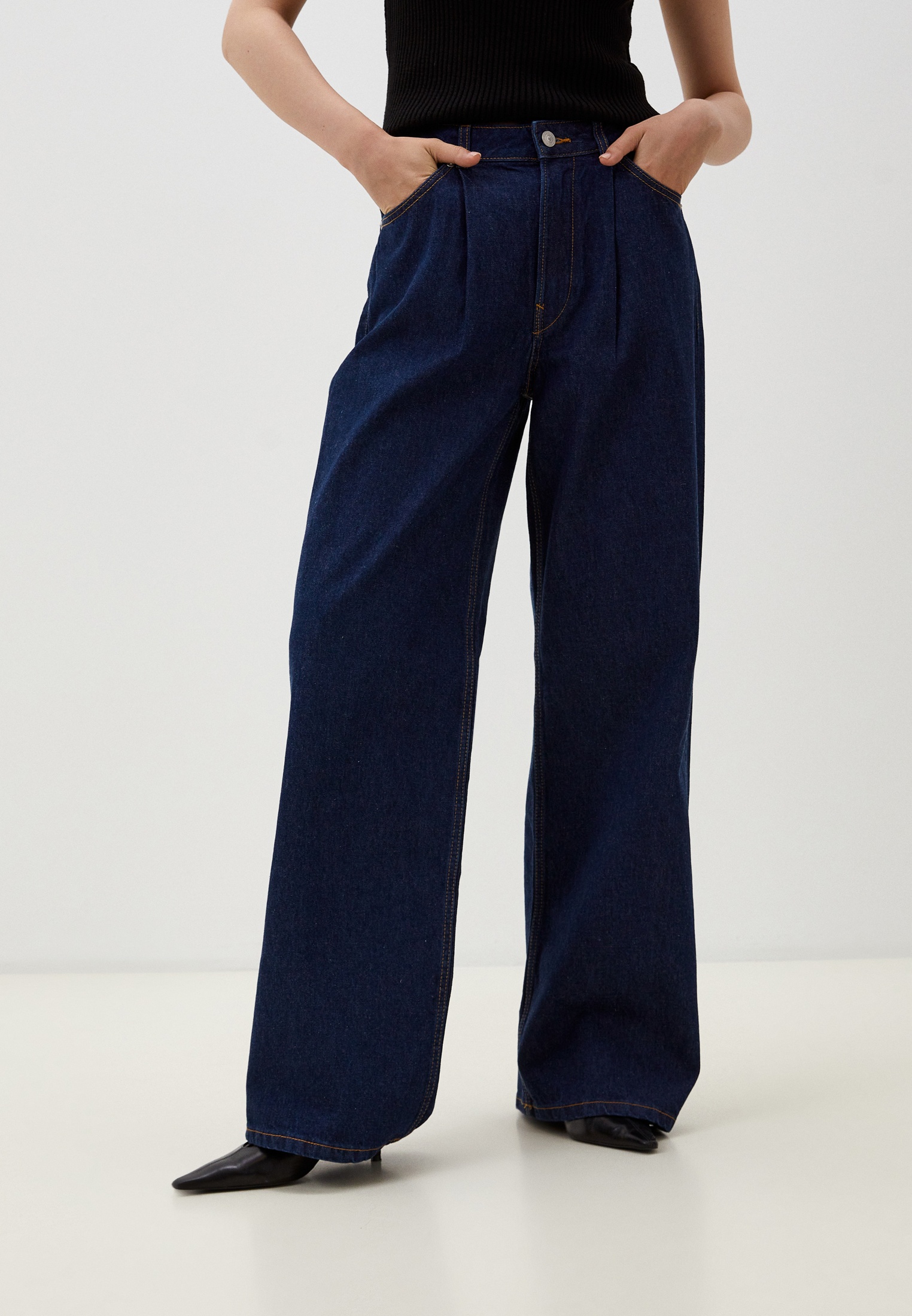 Джинсы Tom Tailor Wide Leg, цвет: синий, MP002XW18871 — купить в ...