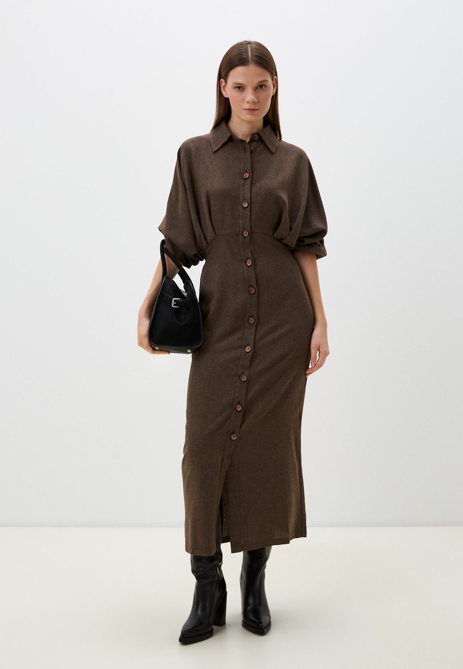 Платье MadaM T, цвет: коричневый, MP002XW189RE — купить в интернет ...