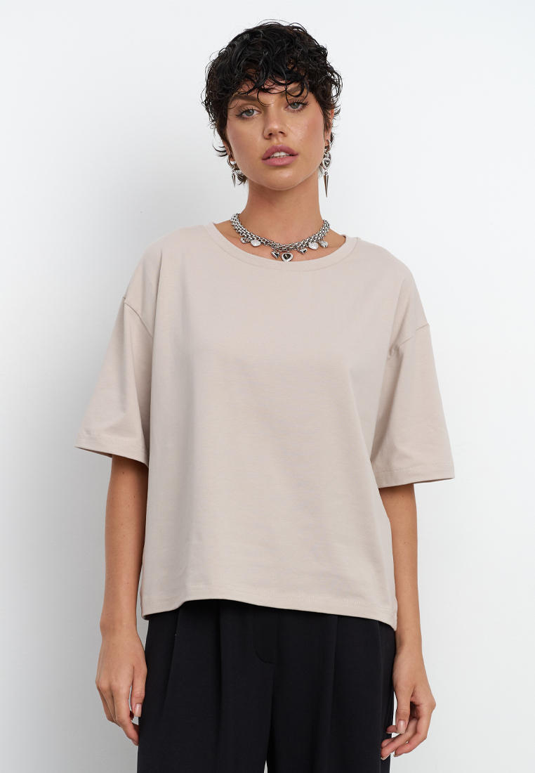 Футболка Darsi.studio, цвет: бежевый, MP002XW18BG1 — купить в интернет ...