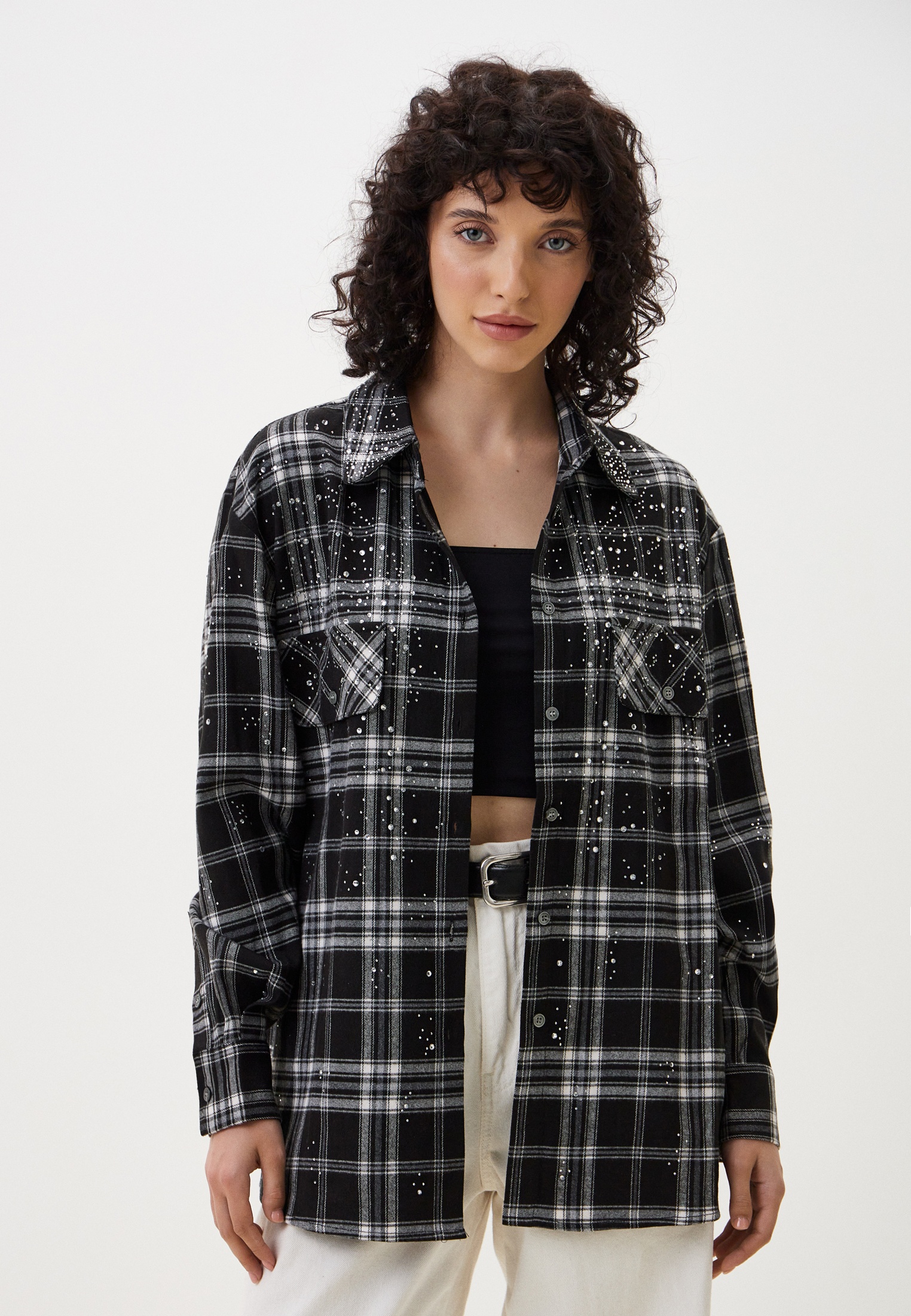 Рубашка Seven Lab Lamoda Exclusive, цвет: черный, MP002XW18DV6 — купить ...