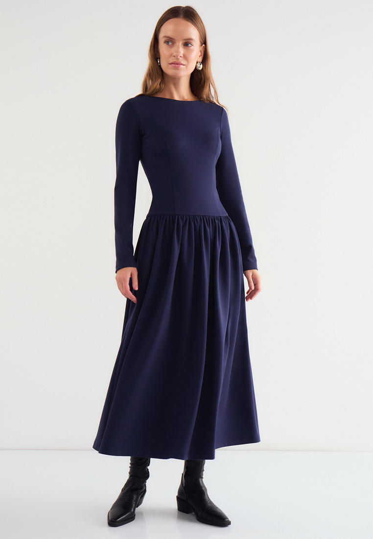 Платье Vittoria Vicci, цвет: синий, MP002XW18G6A — купить в интернет-магазине Lamoda