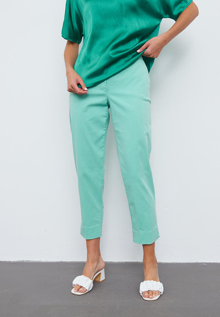 Брюки Gerry Weber, цвет: бирюзовый, MP002XW18OEF — купить в интернет ...
