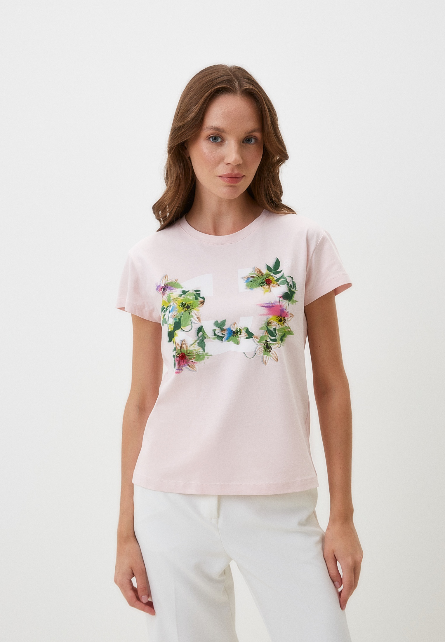 Футболка Gerry Weber, цвет: розовый, MP002XW18OF0 — купить в интернет ...