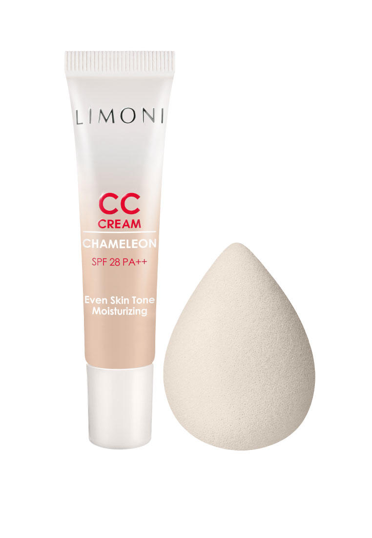 CC-Крем для лица Limoni Chameleon CC Cream spf 28, корректирующий и ...