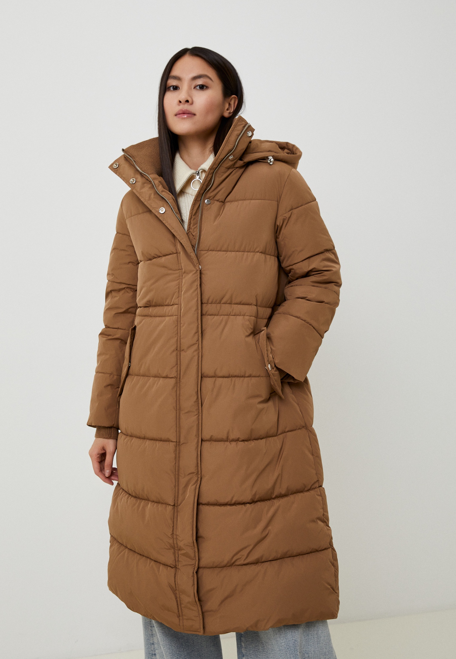 Пуховик O'STIN, цвет: коричневый, MP002XW19WZO — купить в интернет ...