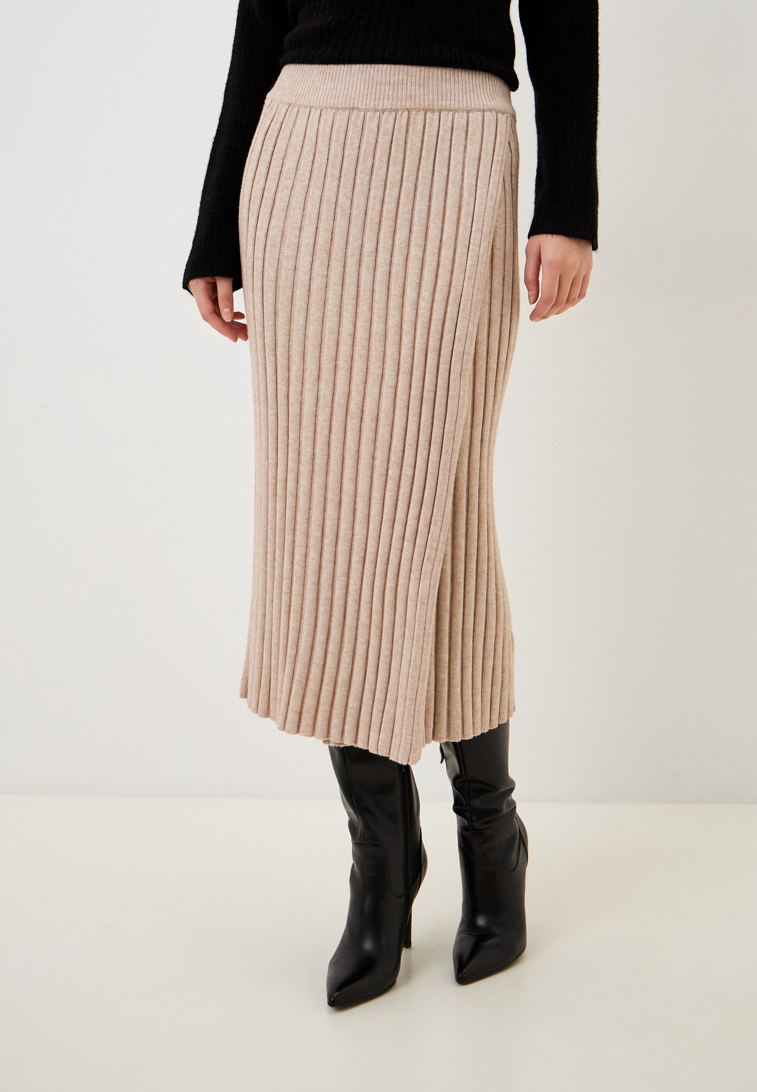 Юбка Zarina, цвет: бежевый, MP002XW19X0L — купить в интернет-магазине ...