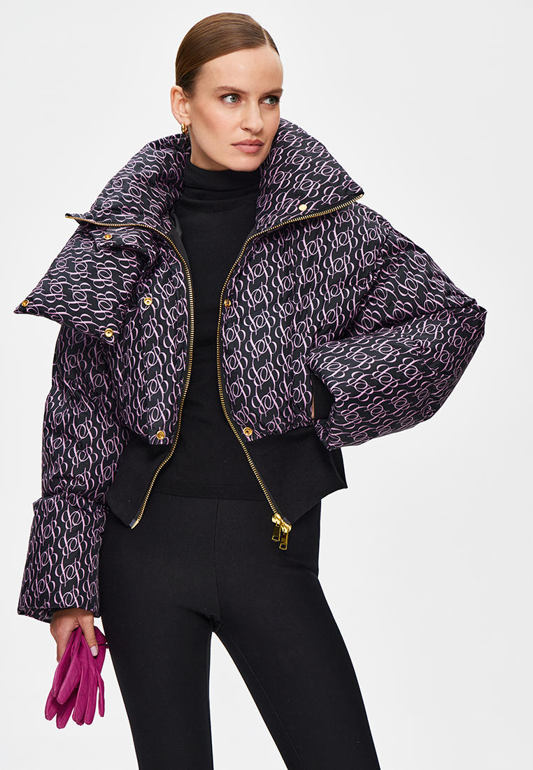 Пуховик Miss Chic Lamoda Exclusive, цвет: фиолетовый, MP002XW1A1V2 ...