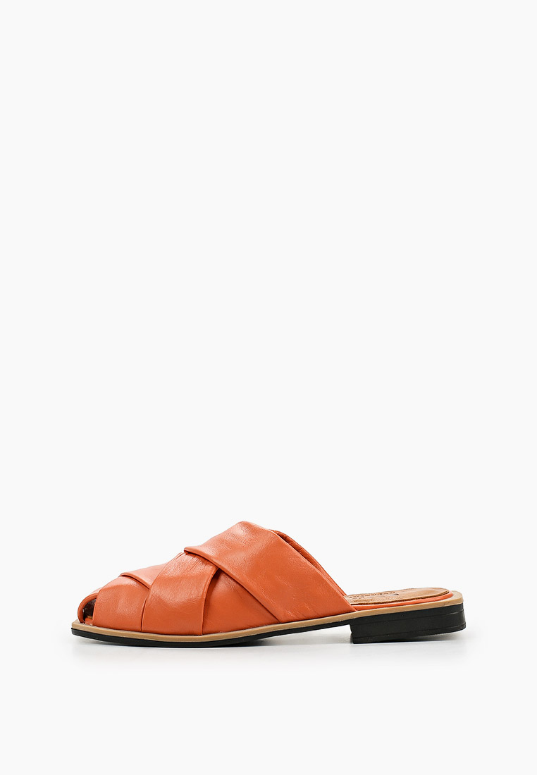 Мюли Ascalini с увеличенной полнотой, цвет: оранжевый, MP002XW1A4DH ...