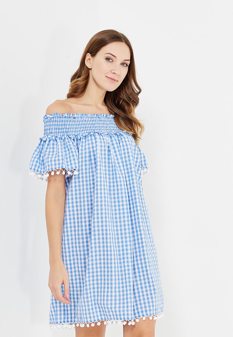 Платье Tailor Che Вайкики, цвет: голубой, MP002XW1ASP3 — купить в ...