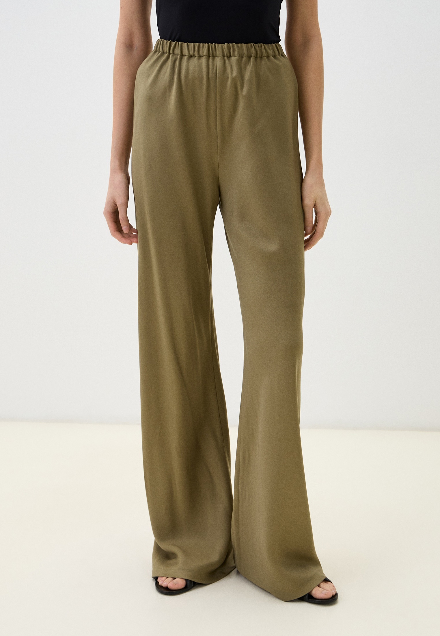 Брюки Soloha.soloha, цвет: хаки, MP002XW1BR0X — купить в интернет-магазине Lamoda