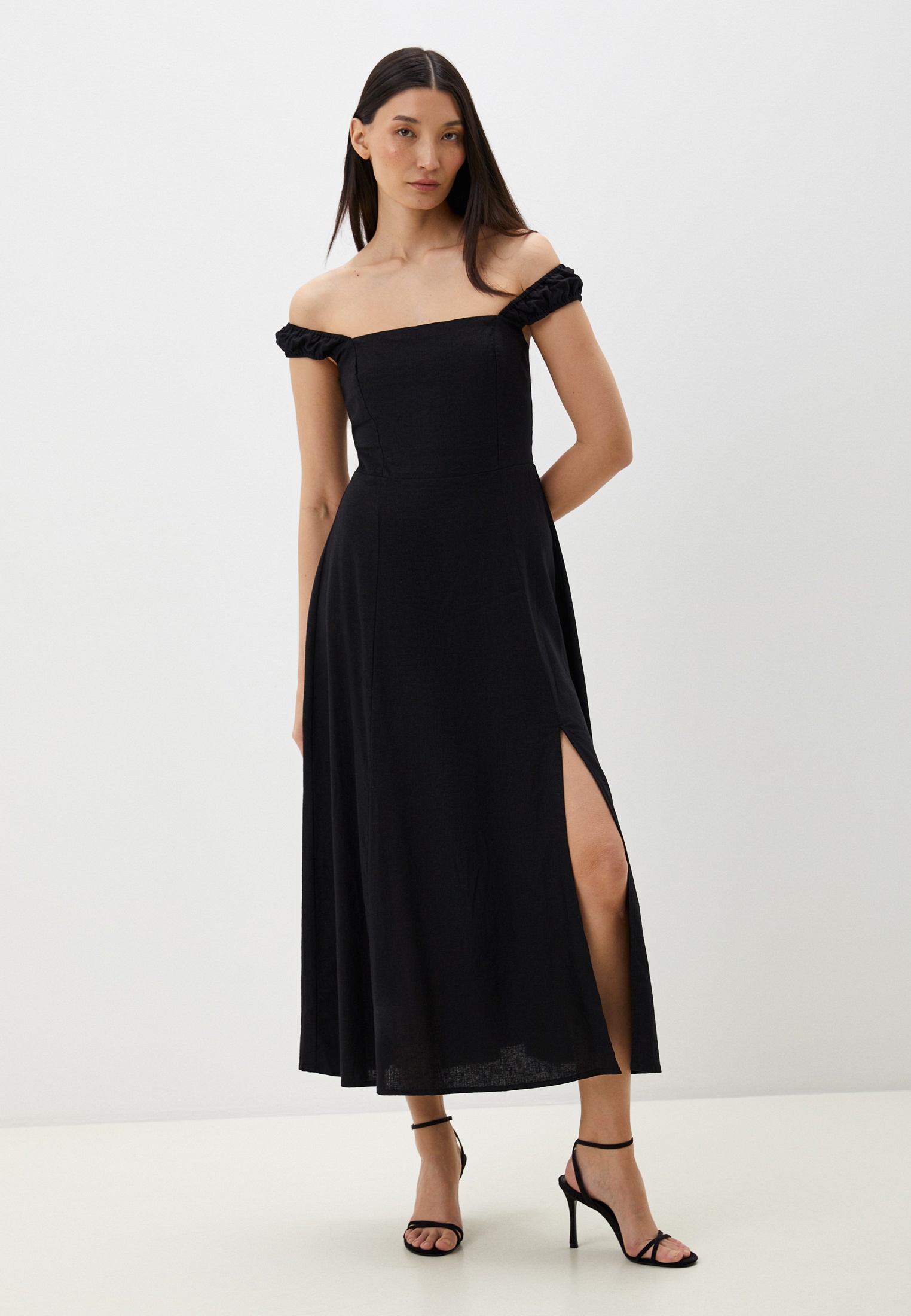 Сарафан O'STIN, цвет: черный, MP002XW1C6WA — купить в интернет-магазине ...