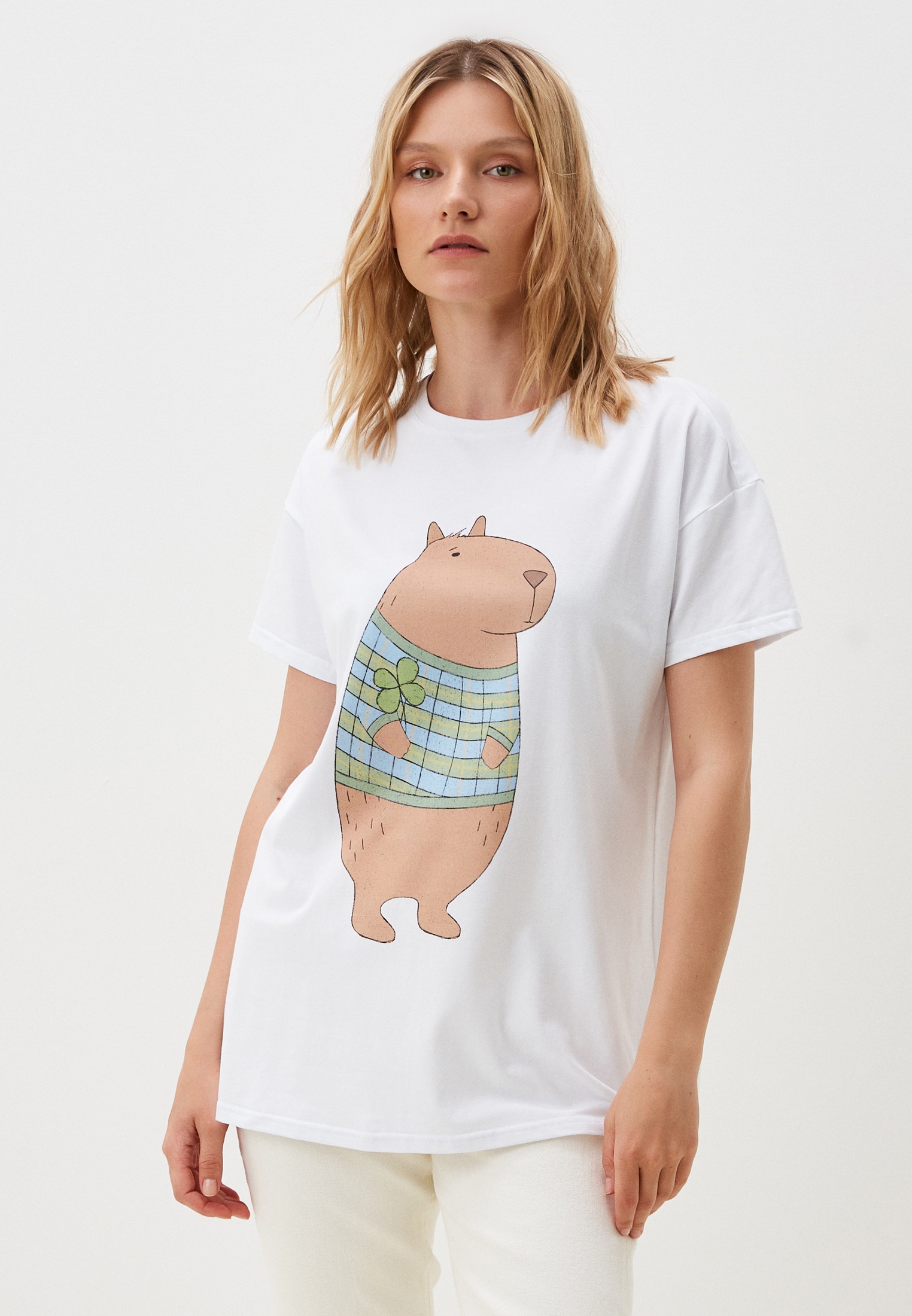 Футболка Lisa&Leo, цвет: белый, MP002XW1CAGR — купить в интернет ...