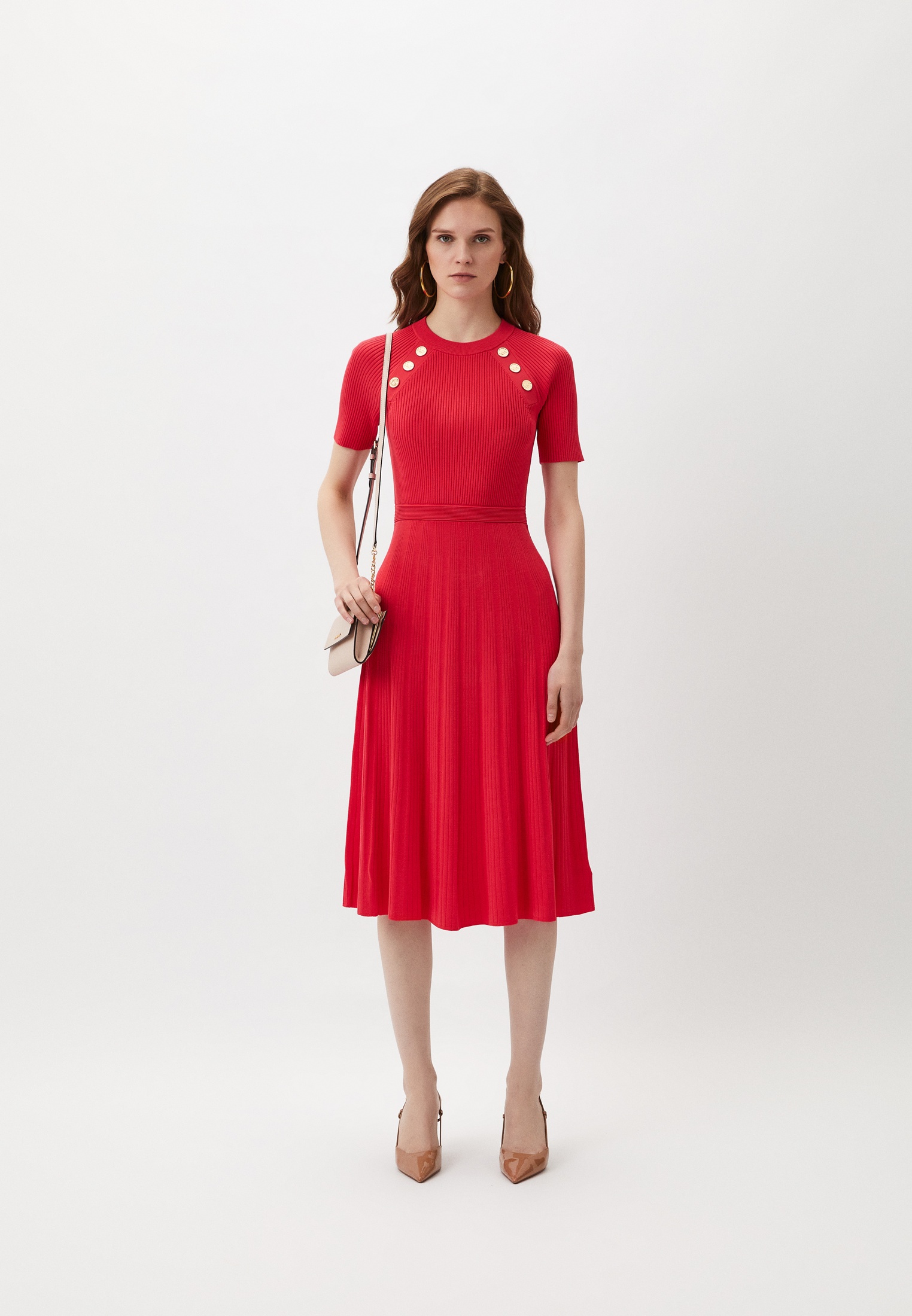 Платье Michael Michael Kors, цвет: розовый, MP002XW1CB2G — купить в ...