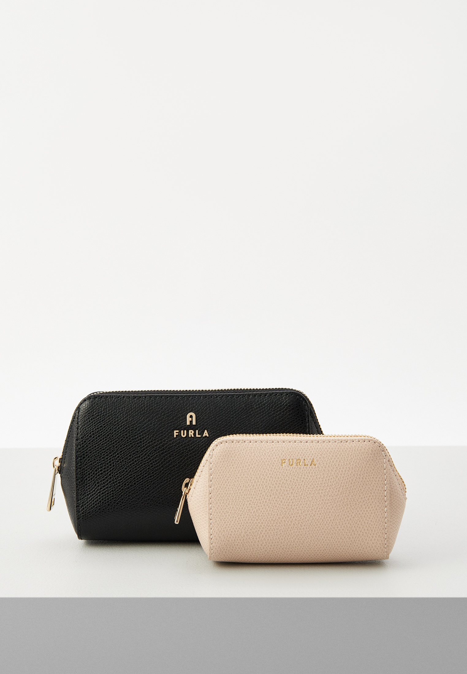 Косметички 2 шт. Furla FURLA CAMELIA M COSMETIC CASE SET, цвет: бежевый ...