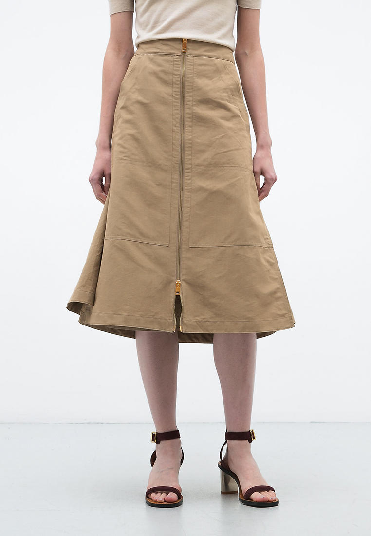 Юбка Burberry Resale цвет бежевый Mp002xw1cmmw — купить в интернет магазине Lamoda