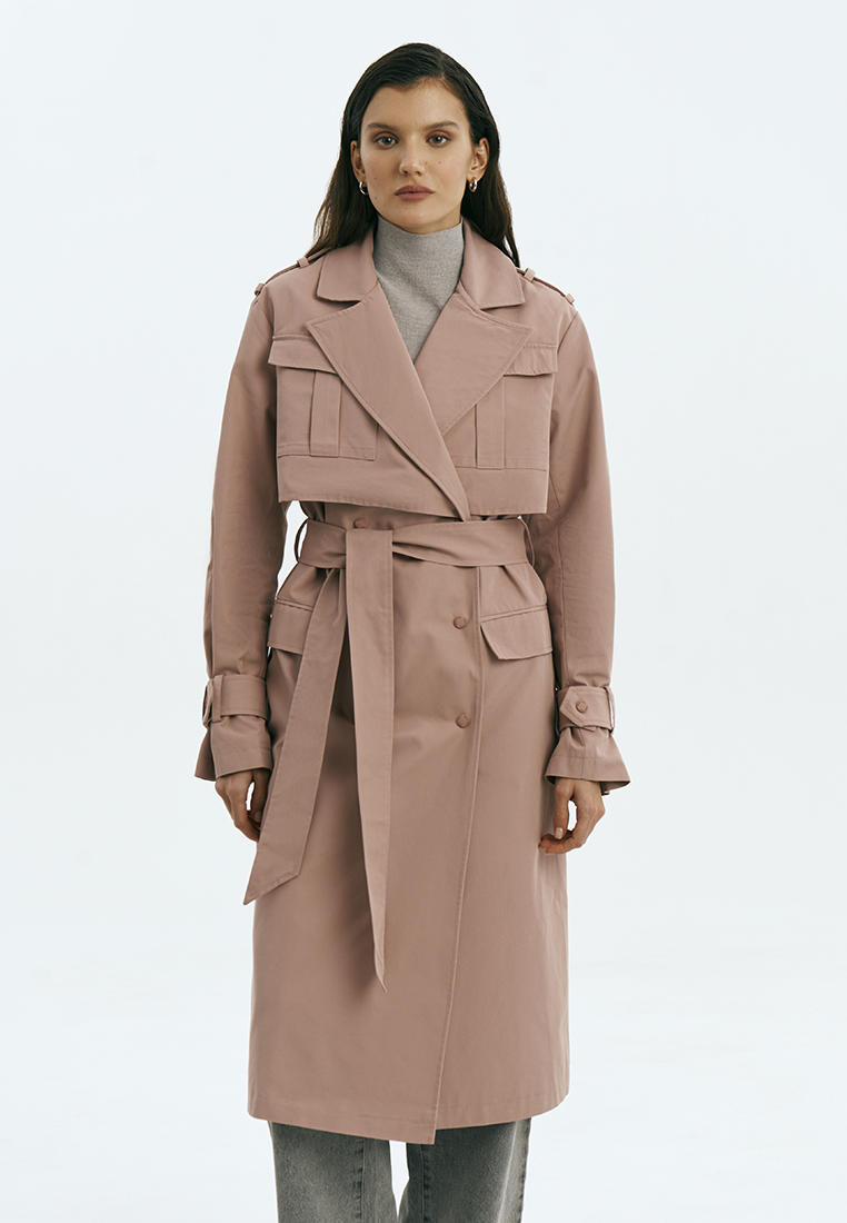 Тренч Urban Tiger Waterproof Cotton, цвет: бежевый, MP002XW1CR59 ...