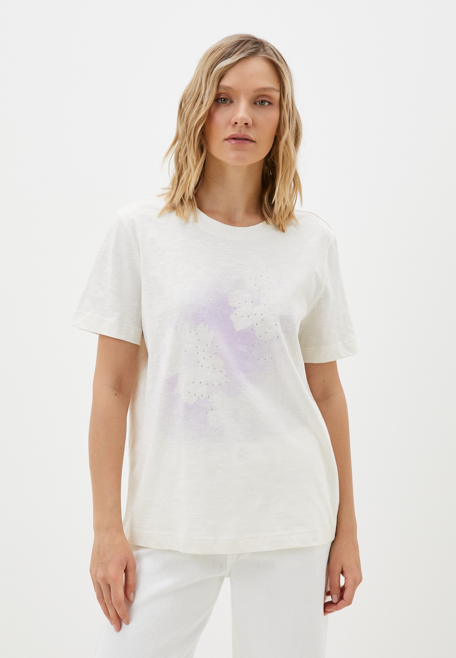 Футболка Esprit Lamoda Exclusive, цвет: бежевый, MP002XW1EVOH — купить ...