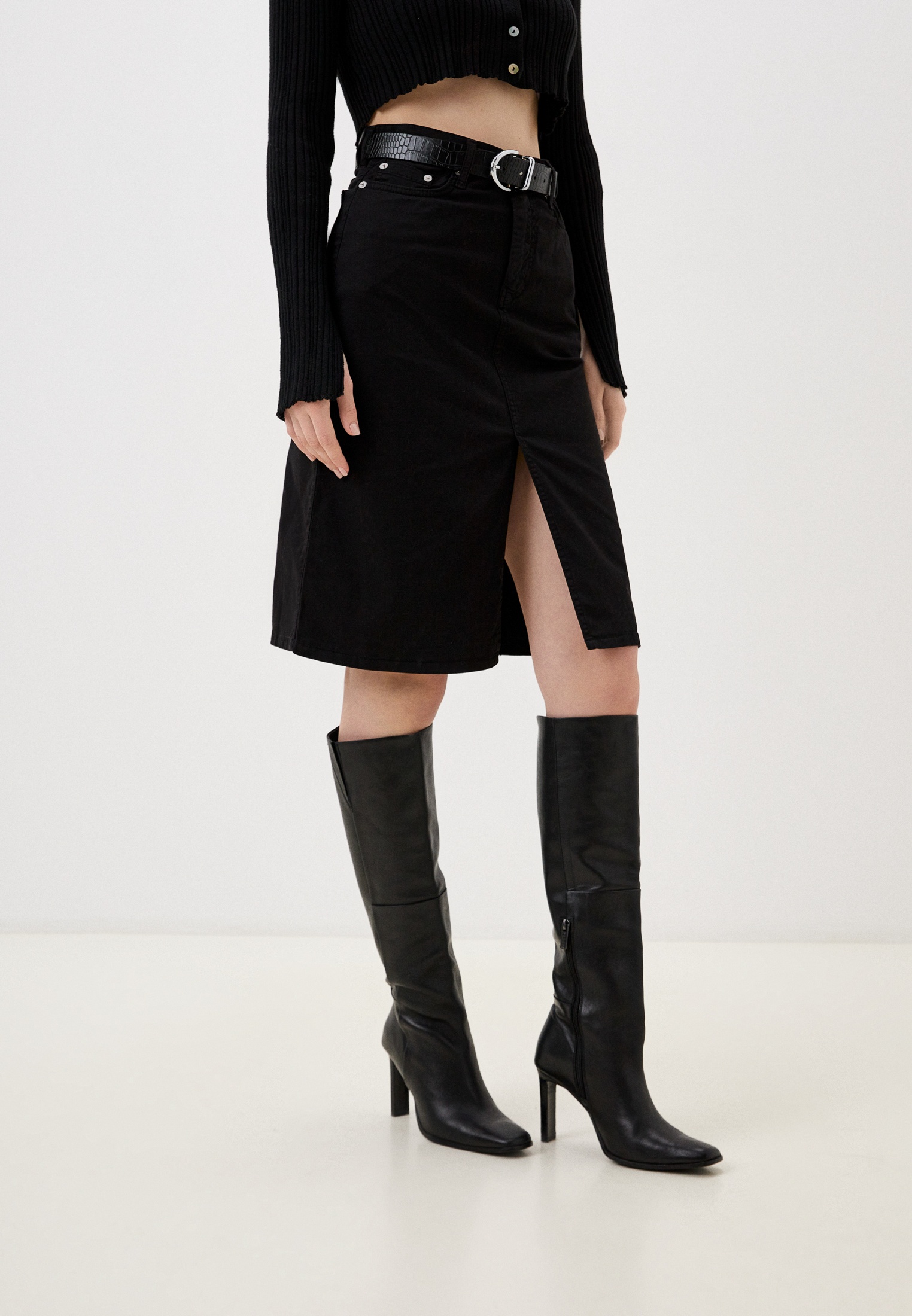 Юбка Vitacci, цвет: черный, MP002XW1EVS8 — купить в интернет-магазине ...