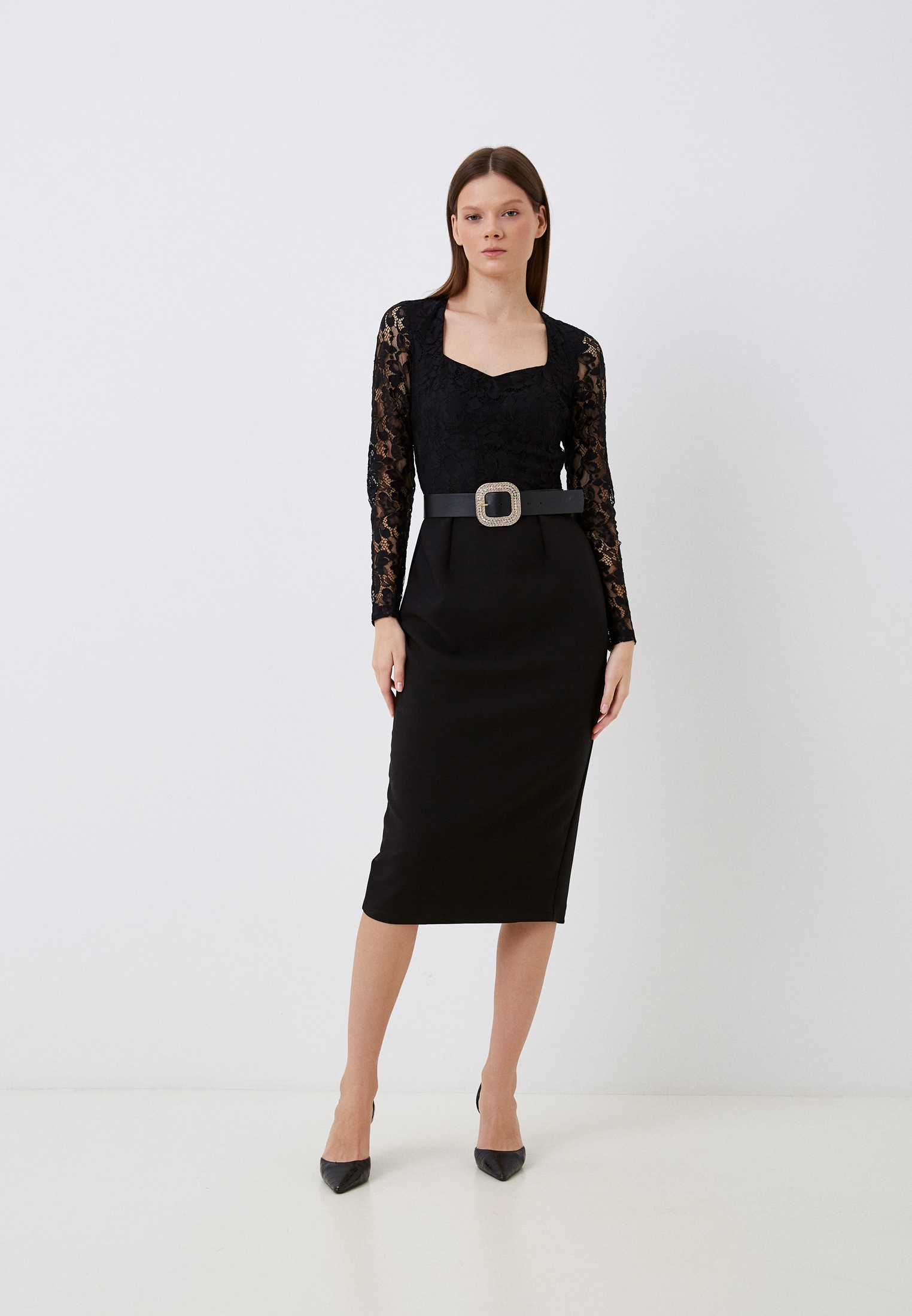 Платье Selisa, цвет: черный, MP002XW1EZOC — купить в интернет-магазине ...