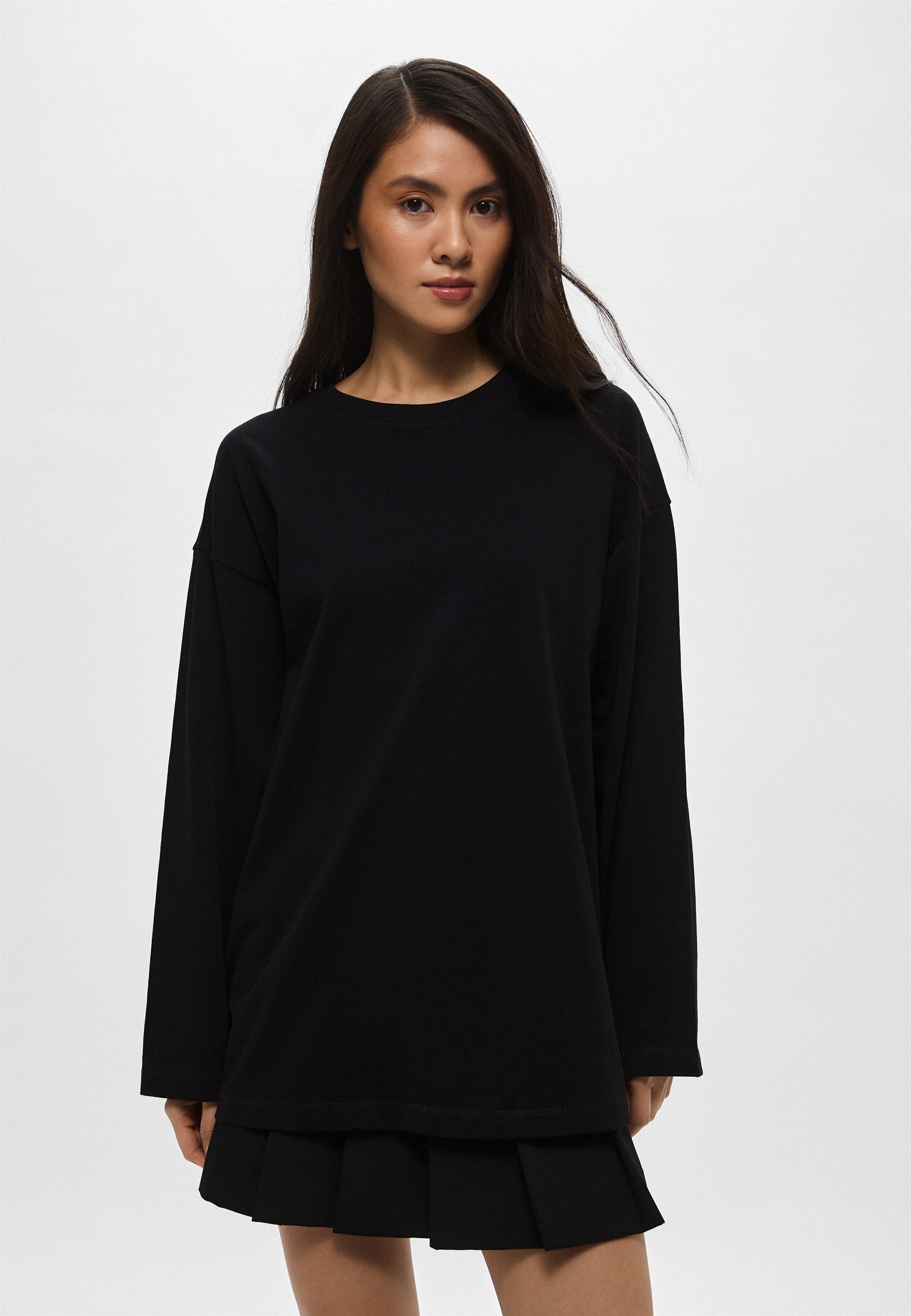 Лонгслив Befree, цвет: черный, MP002XW1F24H — купить в интернет-магазине Lamoda