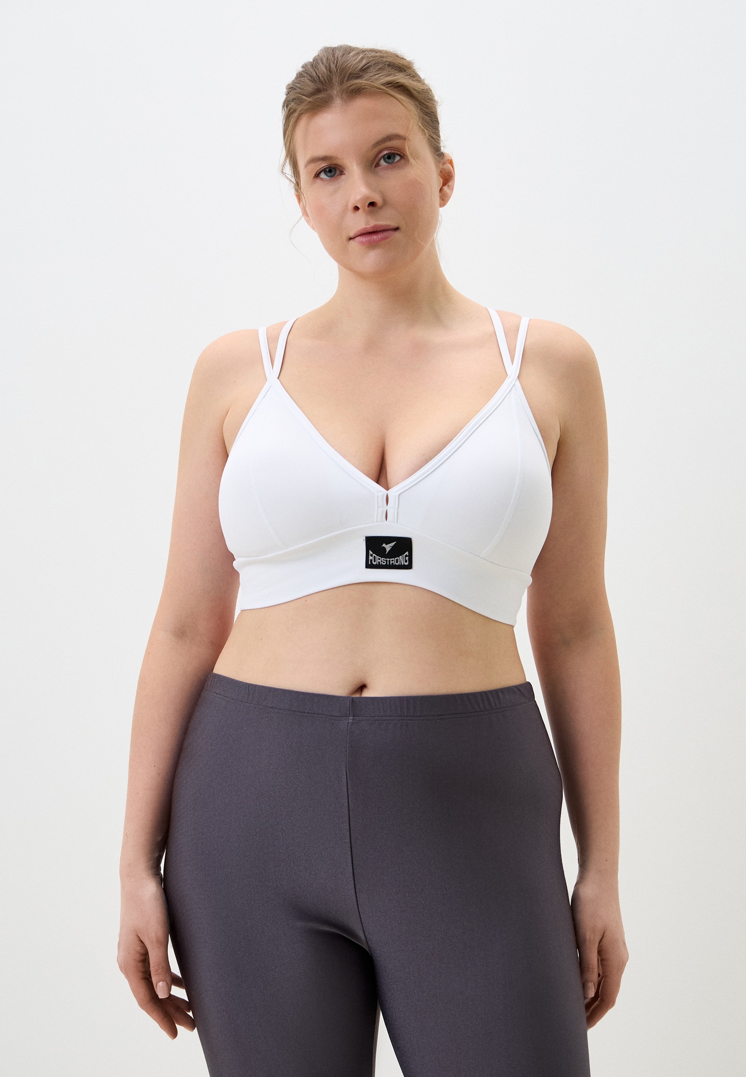 Топ спортивный Forstrong Box Bra, цвет: белый, MP002XW1FG9H — купить в интернет-магазине Lamoda