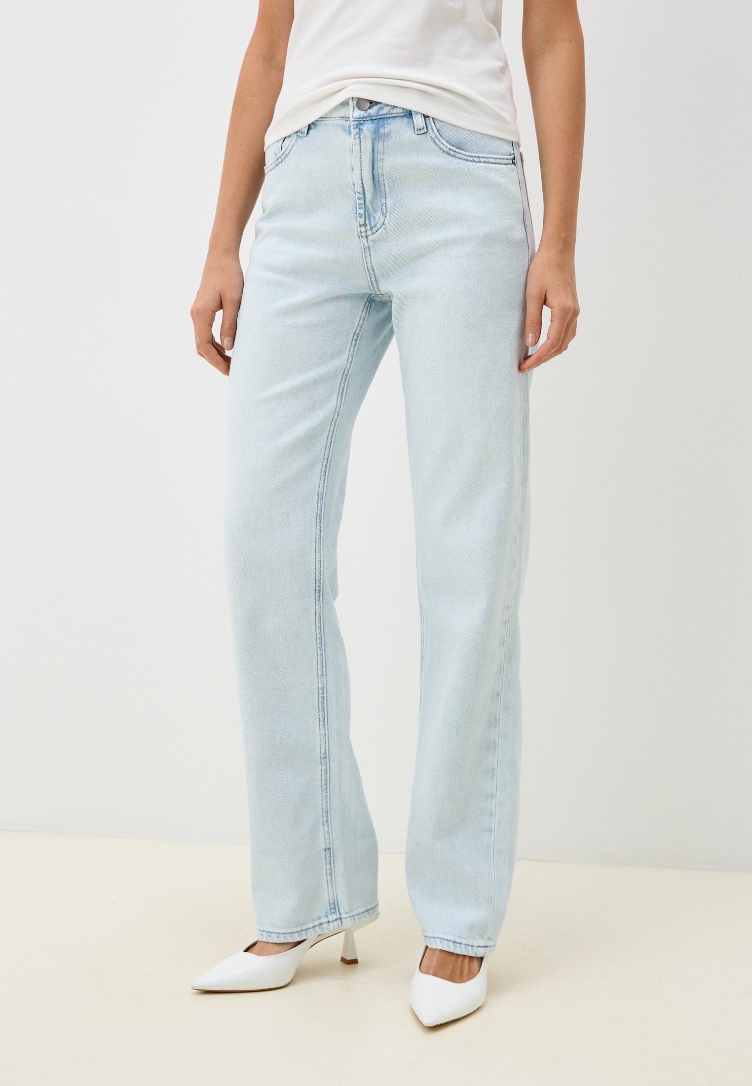 Джинсы Bochetti Straight fit, цвет: голубой, MP002XW1FLRD — купить в ...