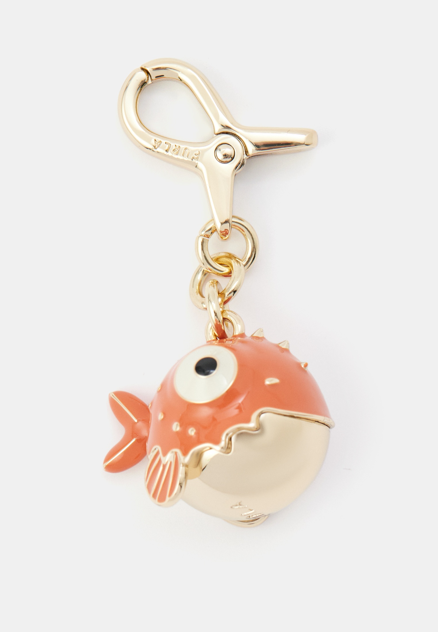 Брелок Furla FURLA HASHTAG 3D PUFFER FISH CHARM, цвет: оранжевый ...