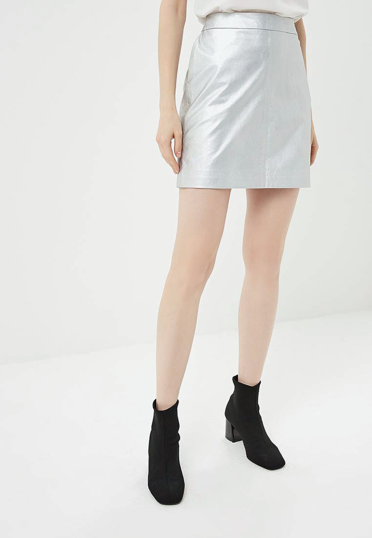 Юбка Watch Me Moscow WMMW, цвет: серебряный, MP002XW1GLNL — купить в ...