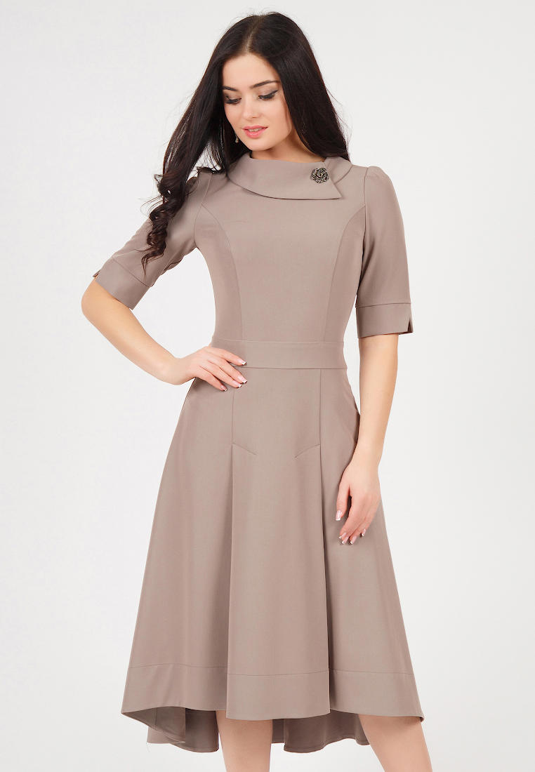 Платье Grey Cat ALIRA, цвет: бежевый, MP002XW1ICBD — купить в интернет ...
