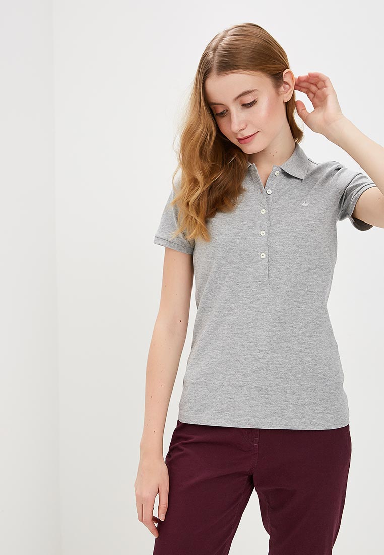 Поло Colin's, цвет: серый, MP002XW1INJ3 — купить в интернет-магазине Lamoda