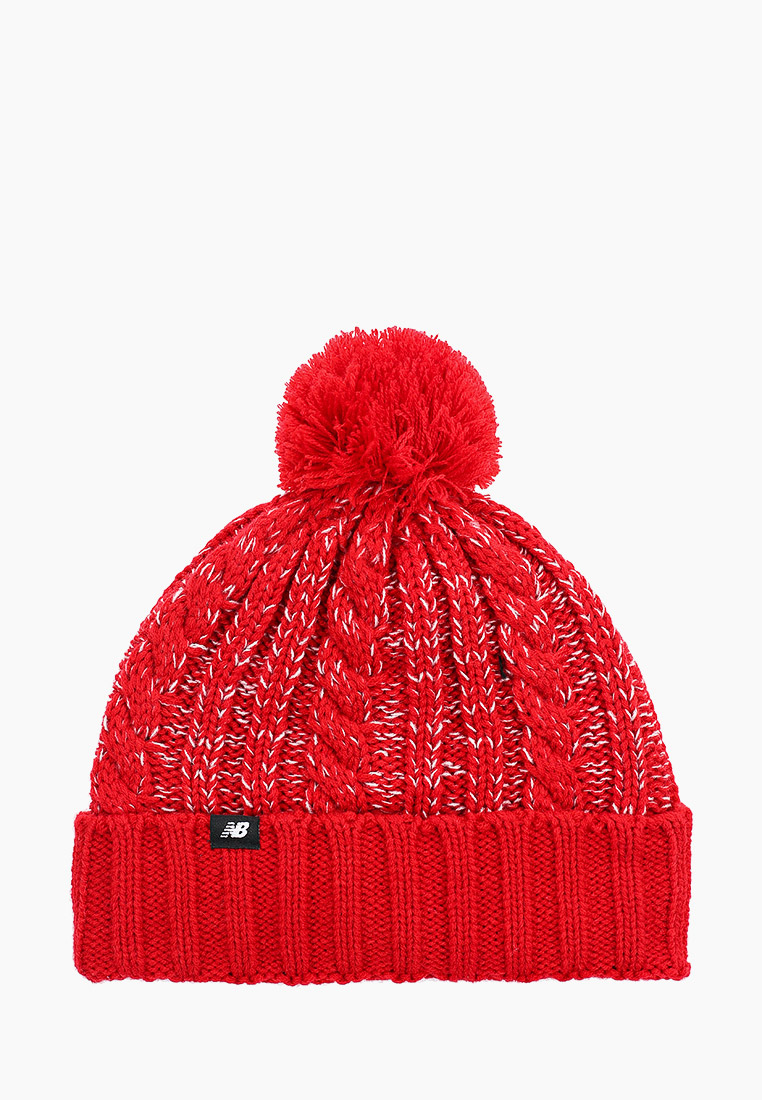 Шапка New Balance WINTER POM BEANIE, цвет: красный, NE007CUFNIH8 ...