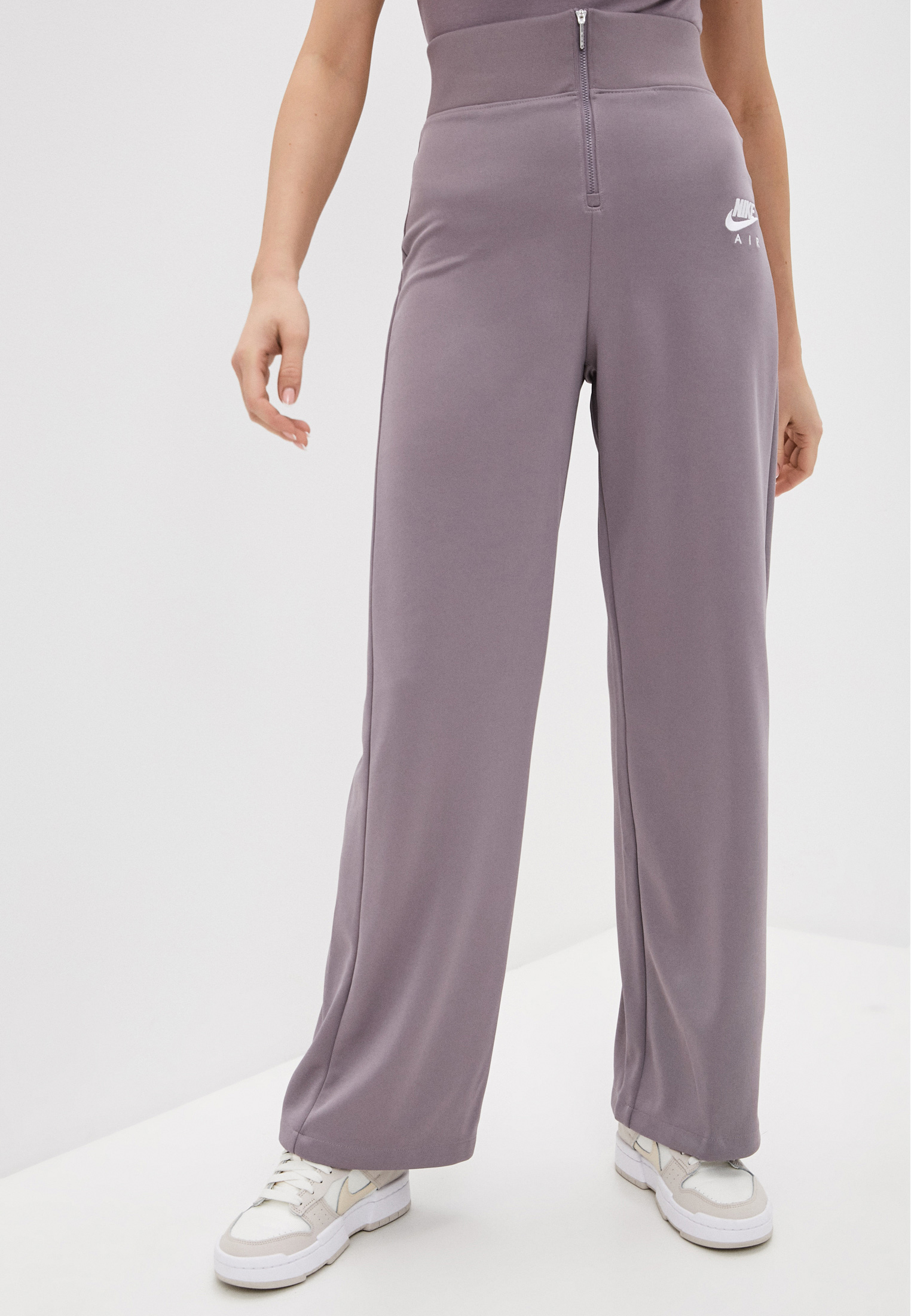 Брюки спортивные Nike W Nsw Air Pant Pk Hr цвет фиолетовый