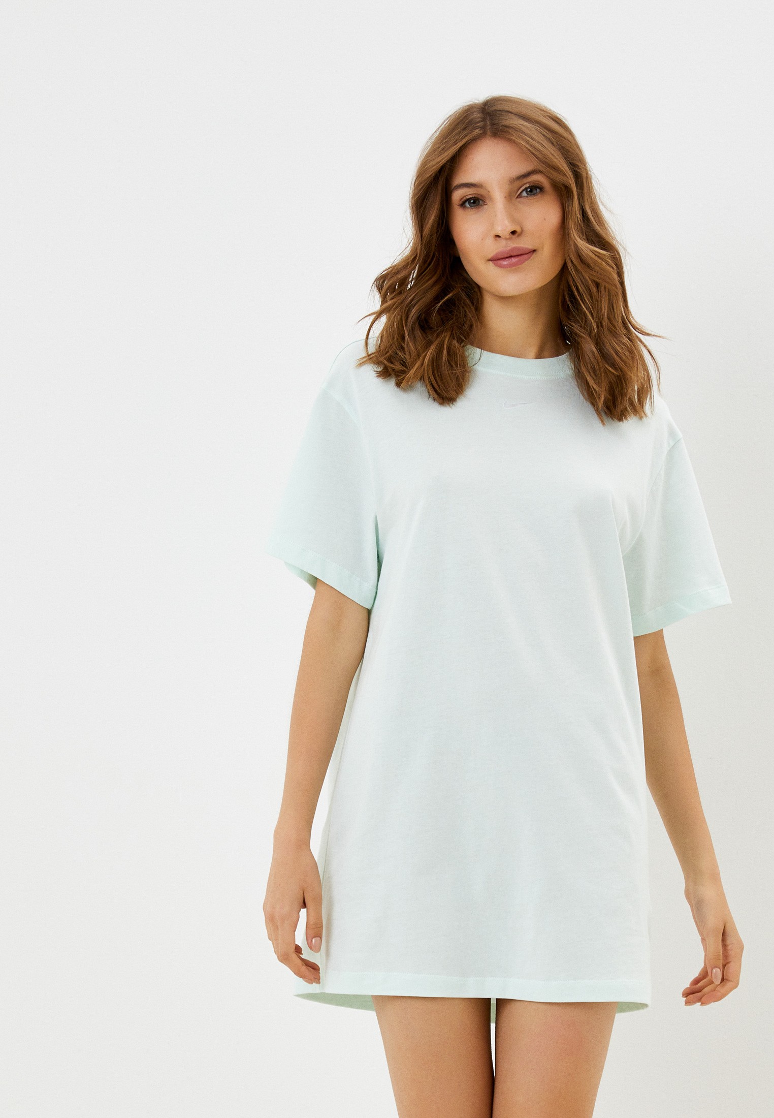 Платье Nike W NSW ESSNTL DRESS, цвет: бирюзовый, RTLABY589501 — купить ...
