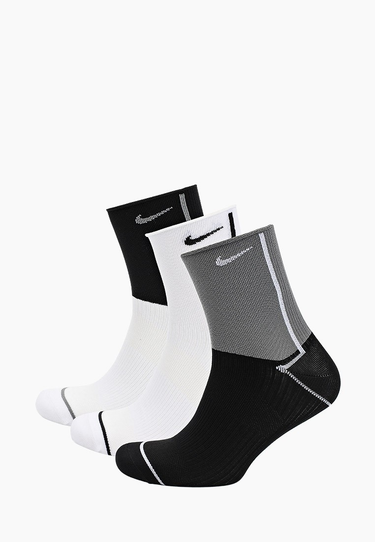 Носки 3 пары Nike W NK EVRY PLUS LTWT ANKLE -3PR, цвет: белый ...
