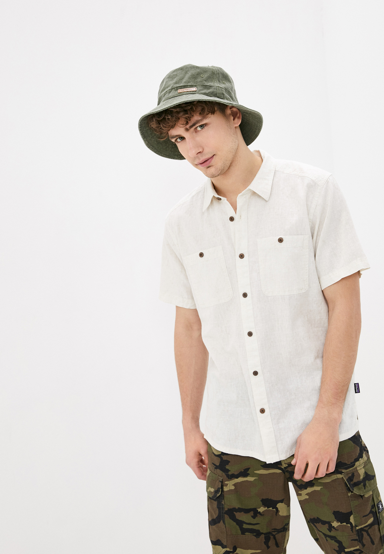 Рубашка Patagonia M's Back Step Shirt, цвет: бежевый, PA747EMMRQG6 ...