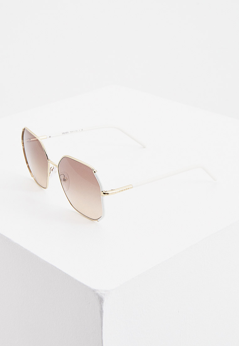 Очки солнцезащитные Prada PR 52WS 2823D0, цвет: белый, PR040DWLNVW5 ...