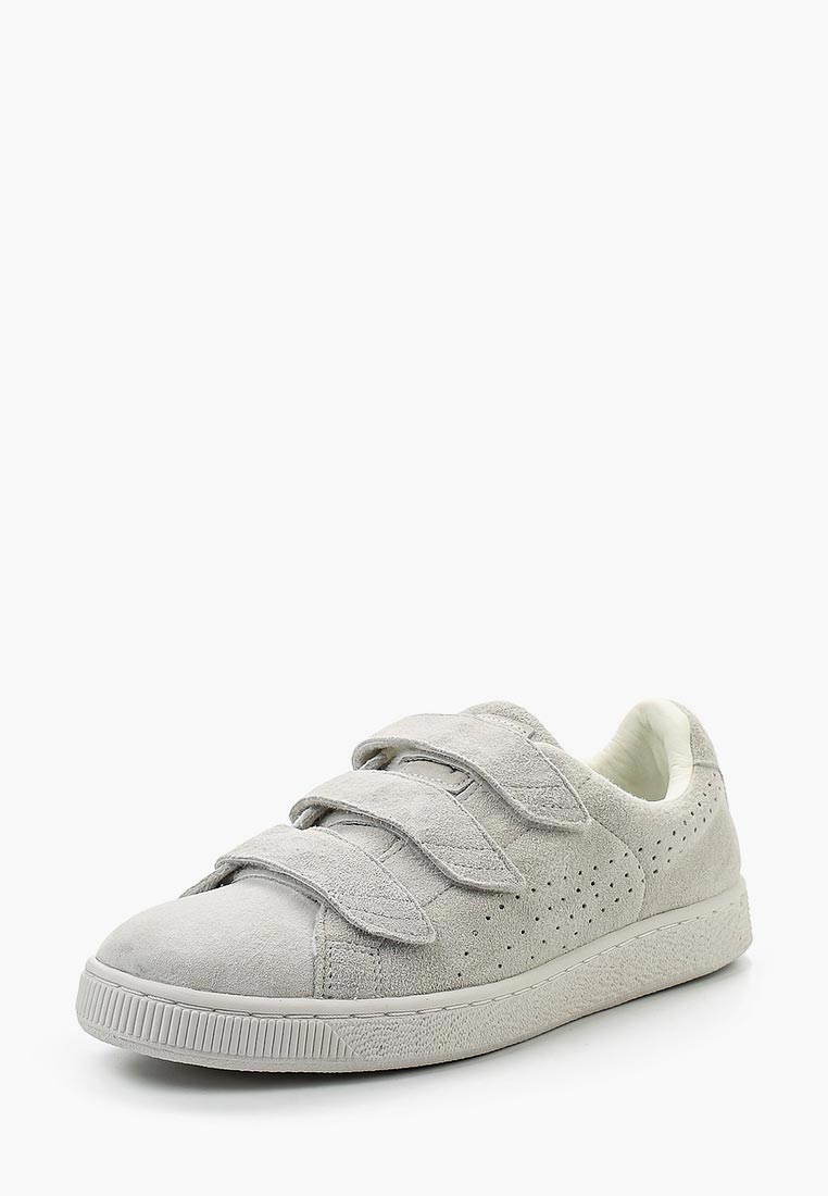 Кеды PUMA Basket Strap Soft Premium, цвет: серый, PU053AUQOY72 — купить ...