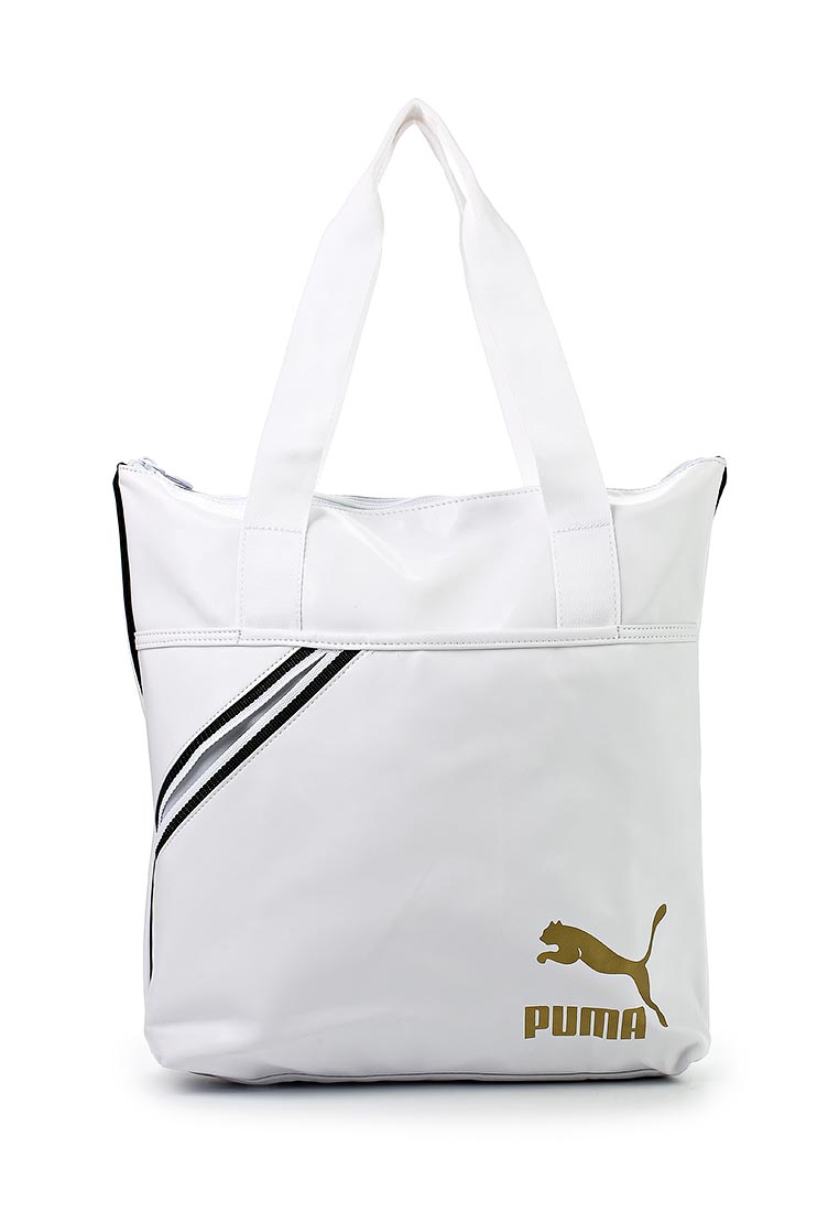 Сумка спортивная PUMA Archive Shopper P, цвет: белый, PU053BWJNG00 ...