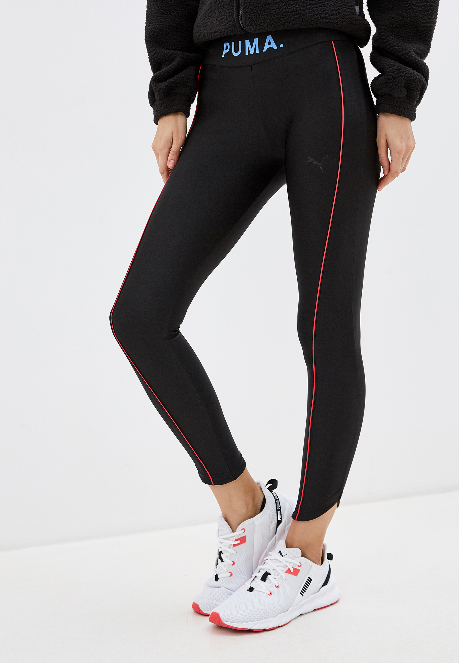 Тайтсы PUMA Chase Graphic Legging, цвет: черный, PU053EWFXUG4 — купить ...