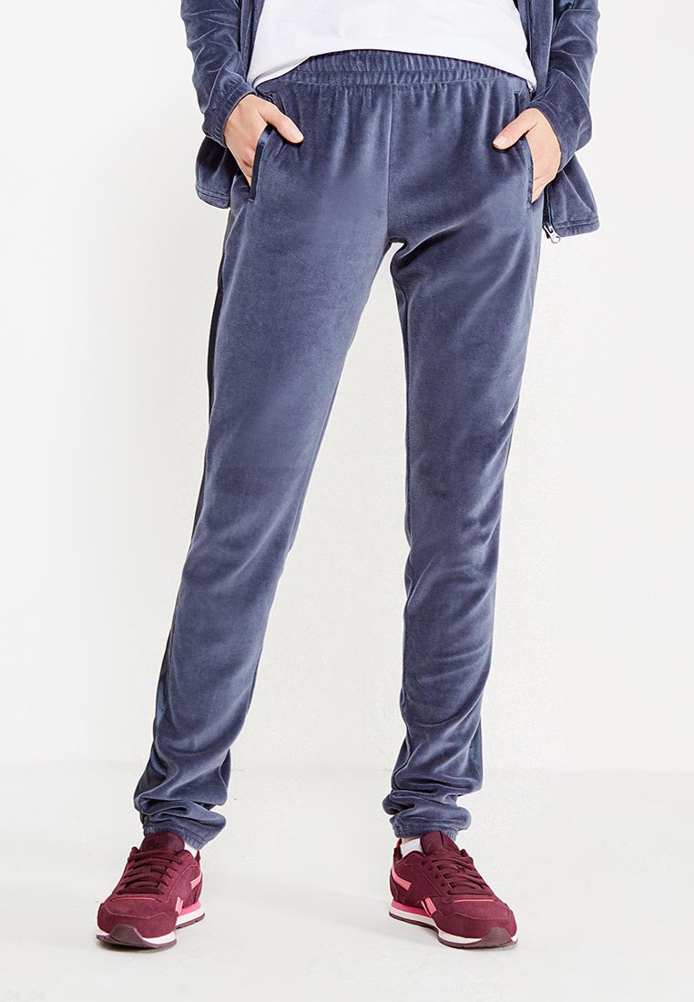Брюки спортивные Reebok Classic F VELVET SATIN TRACK PANT, цвет: синий ...