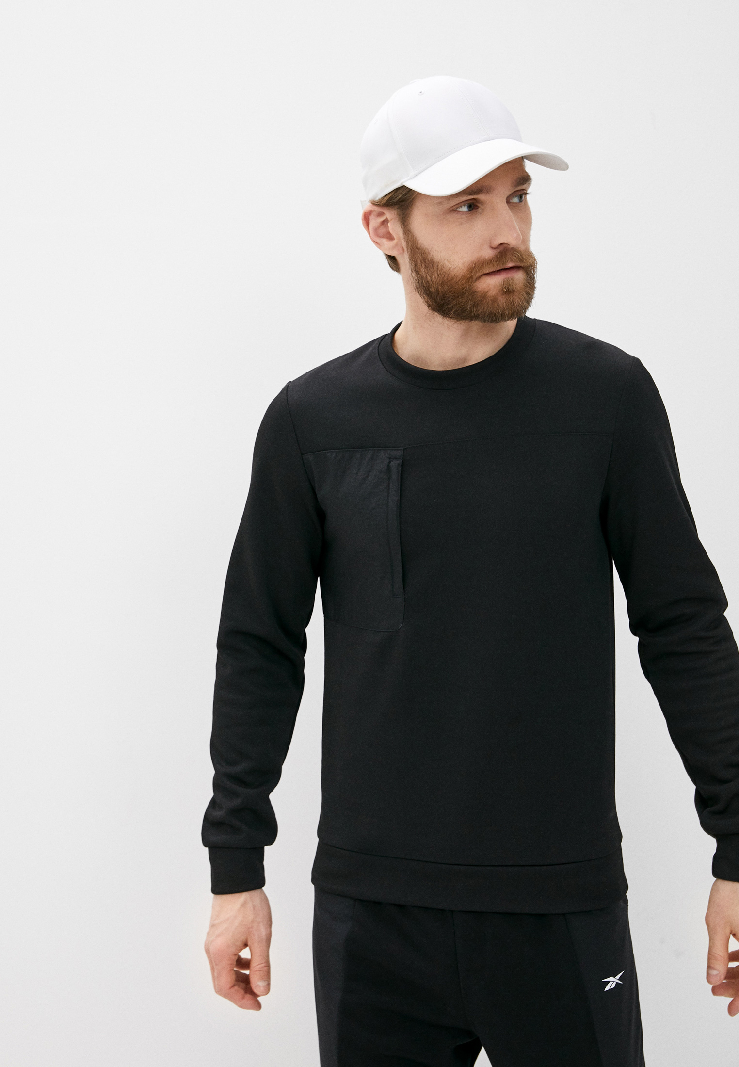 Свитшот Reebok MYT CREW, цвет: черный, RE160EMLXQN4 — купить в интернет ...