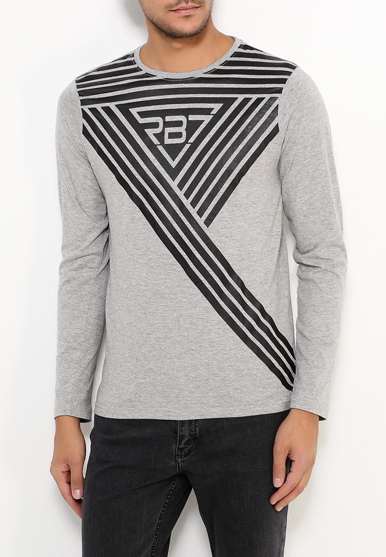 Лонгслив Rivaldi, цвет: серый, RI032EMSUV09 — купить в интернет ...