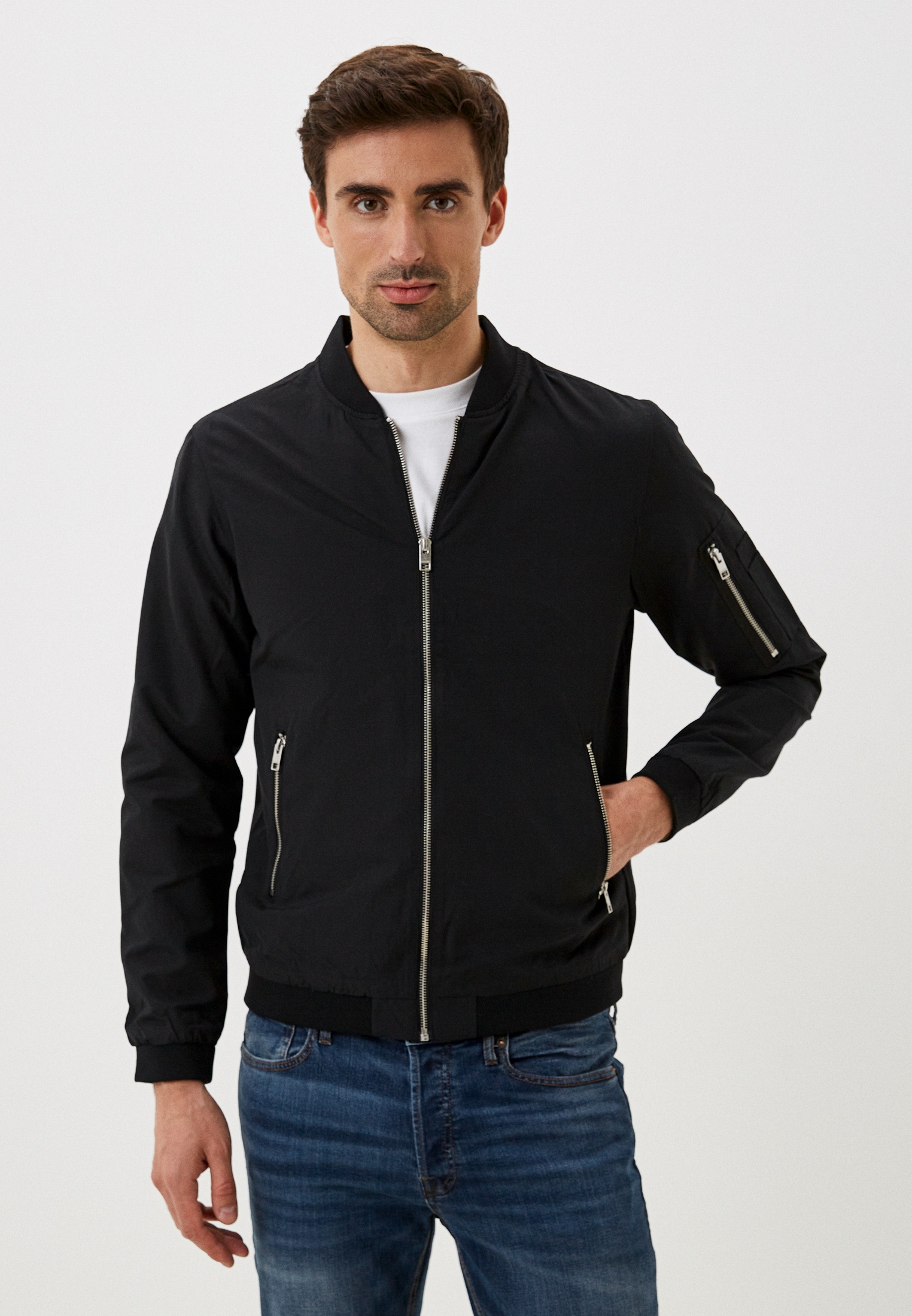 Куртка Jack & Jones, цвет: черный, RTLAEA901801 — купить в интернет ...