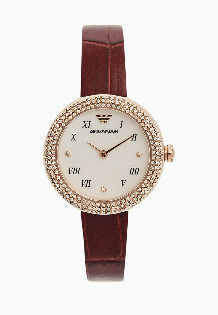 Часы Emporio Armani AR11357, цвет: бордовый, RTLAAA279501 — купить в ...