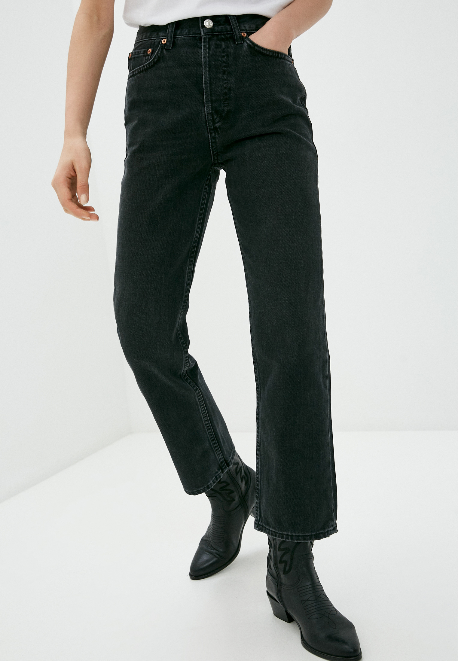 Джинсы Topshop, цвет: черный, RTLAAA754401 — купить в интернет-магазине ...