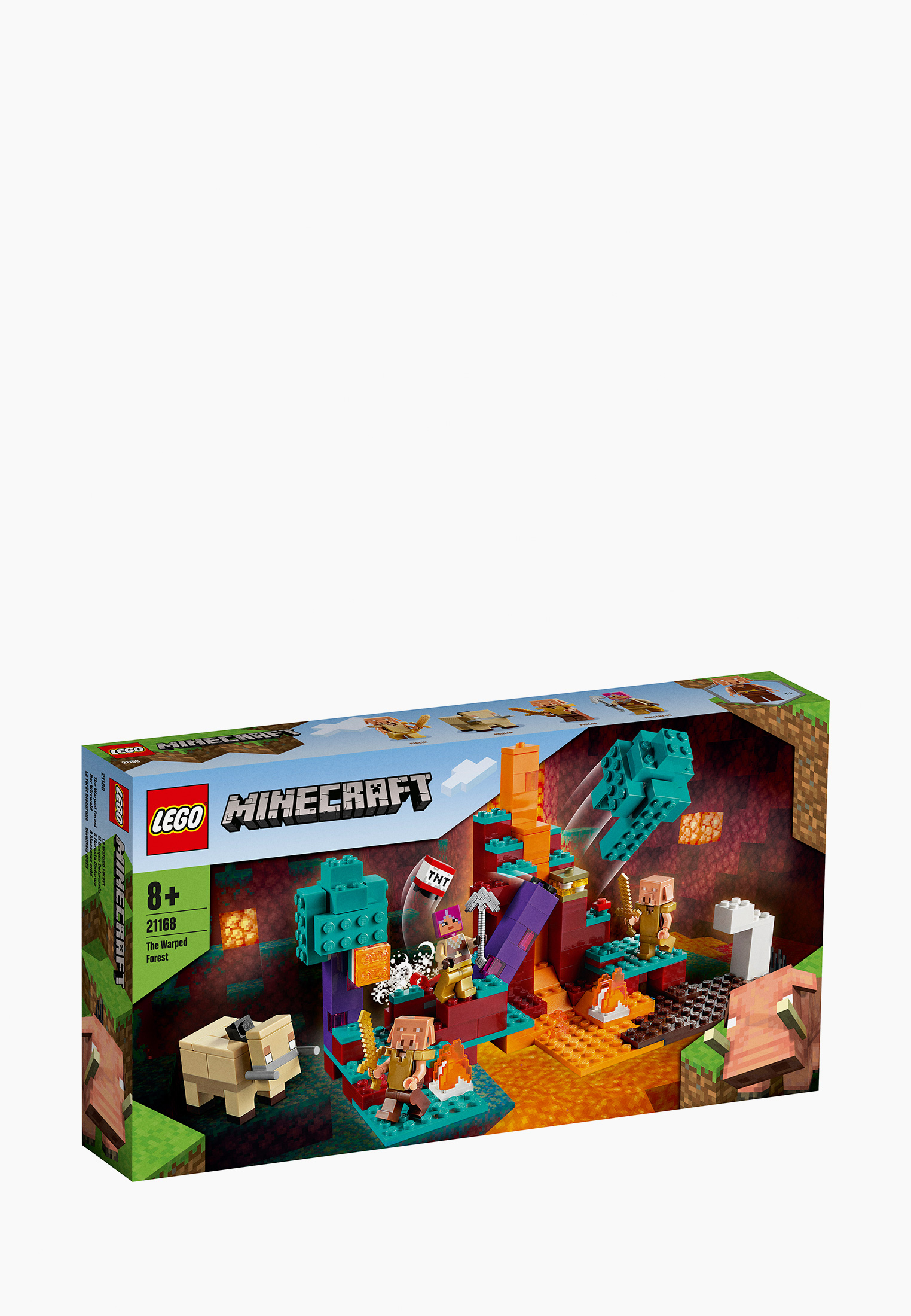Конструктор Minecraft LEGO 21168, Искаженный лес, The Warped Forest ...