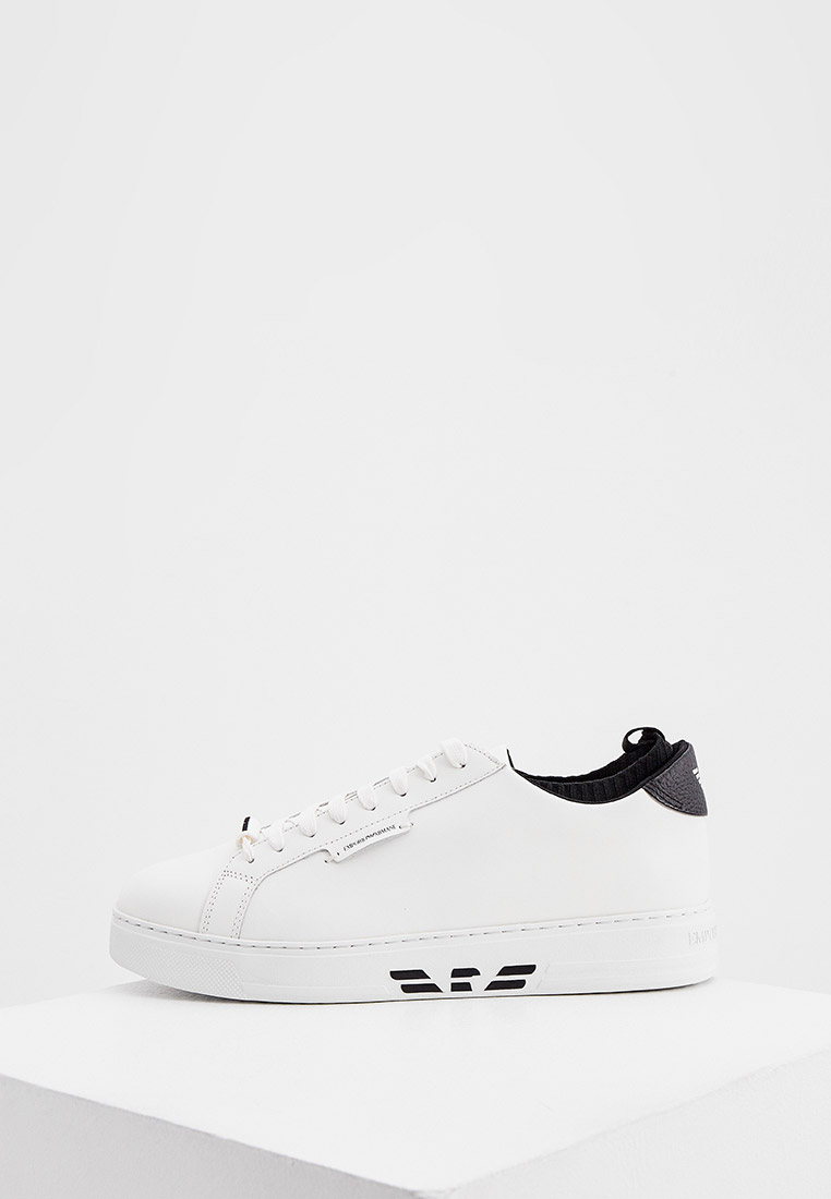 Кеды Emporio Armani, цвет: белый, RTLAAB931101 — купить в интернет ...