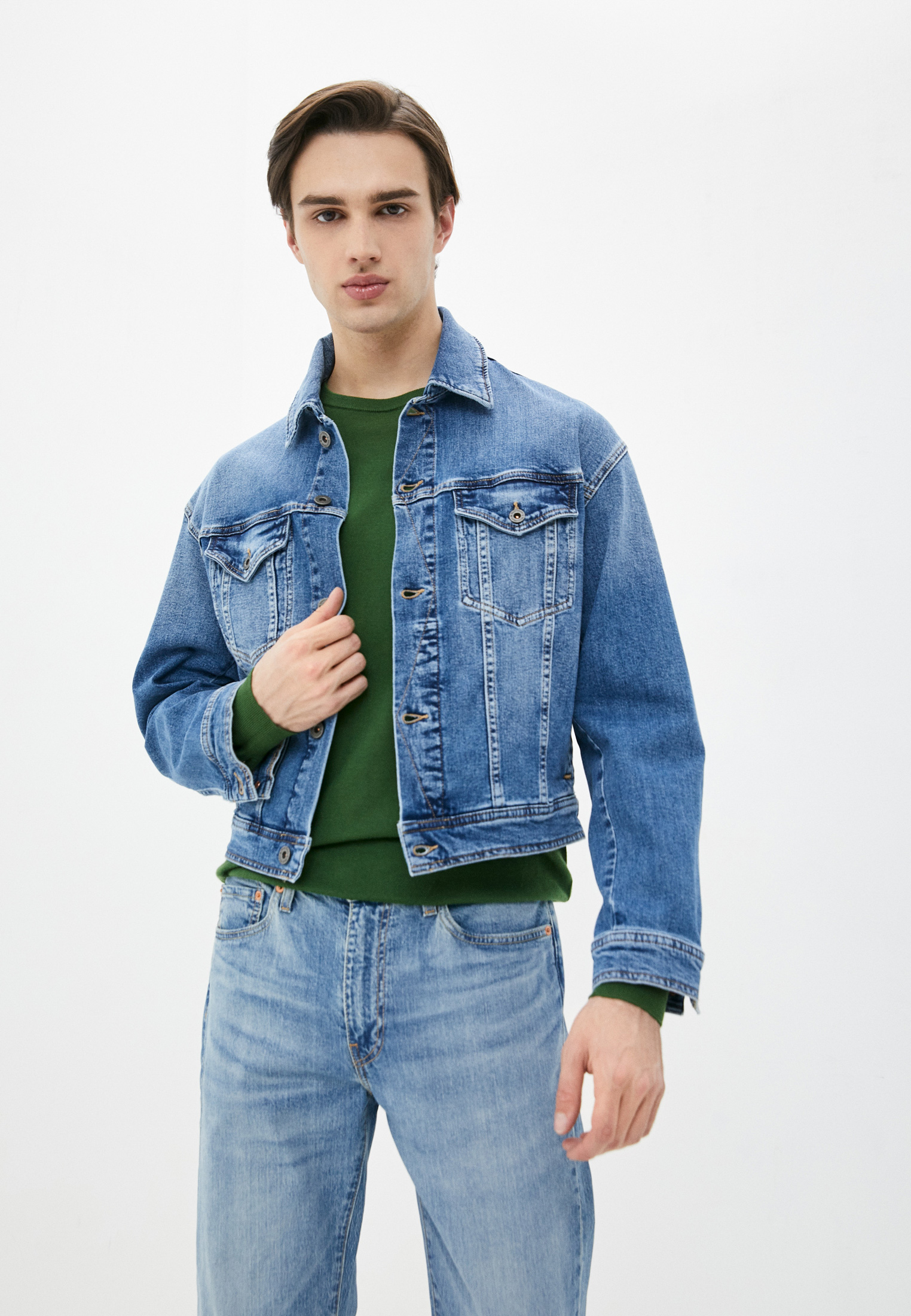 Куртка джинсовая Marc O'Polo, цвет: голубой, RTLAAC420102 — купить в ...