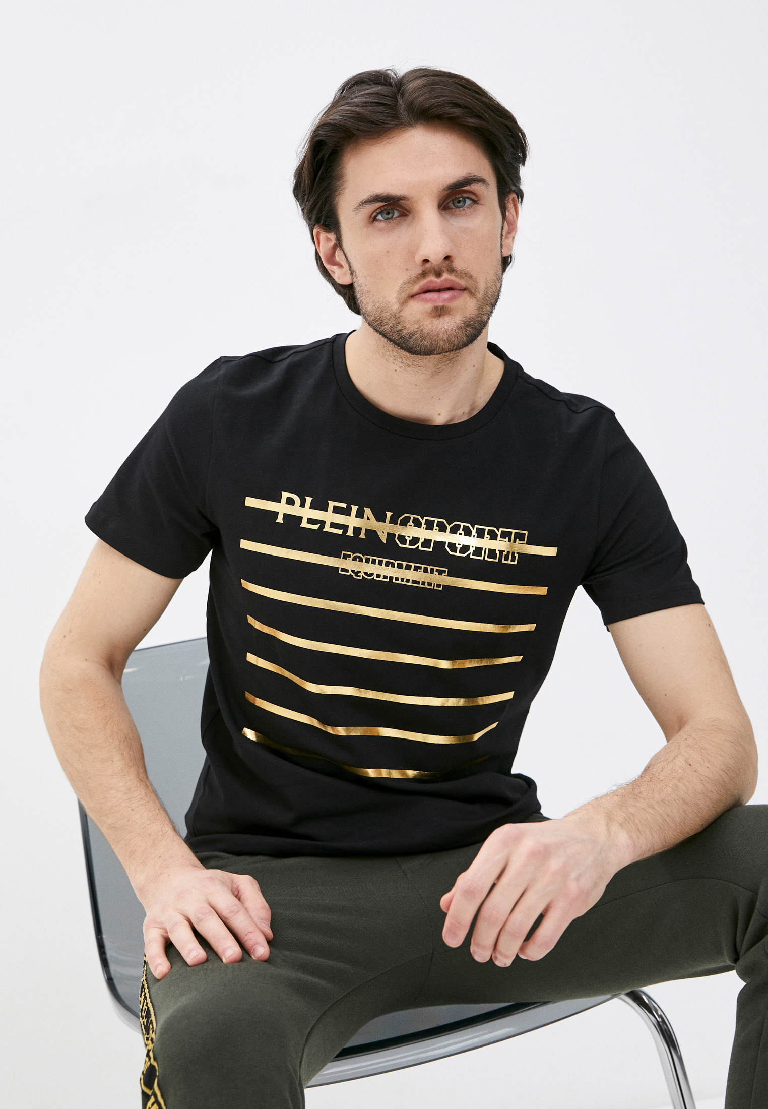 Футболка Plein Sport, цвет: черный, RTLAAC557601 — купить в интернет ...