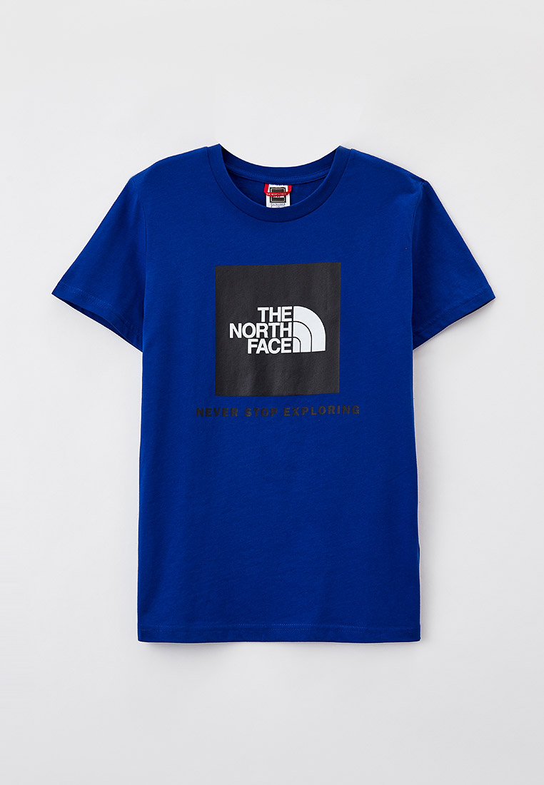Футболка The North Face Y S/S BOX TEE, цвет: синий, RTLAAC877101 ...